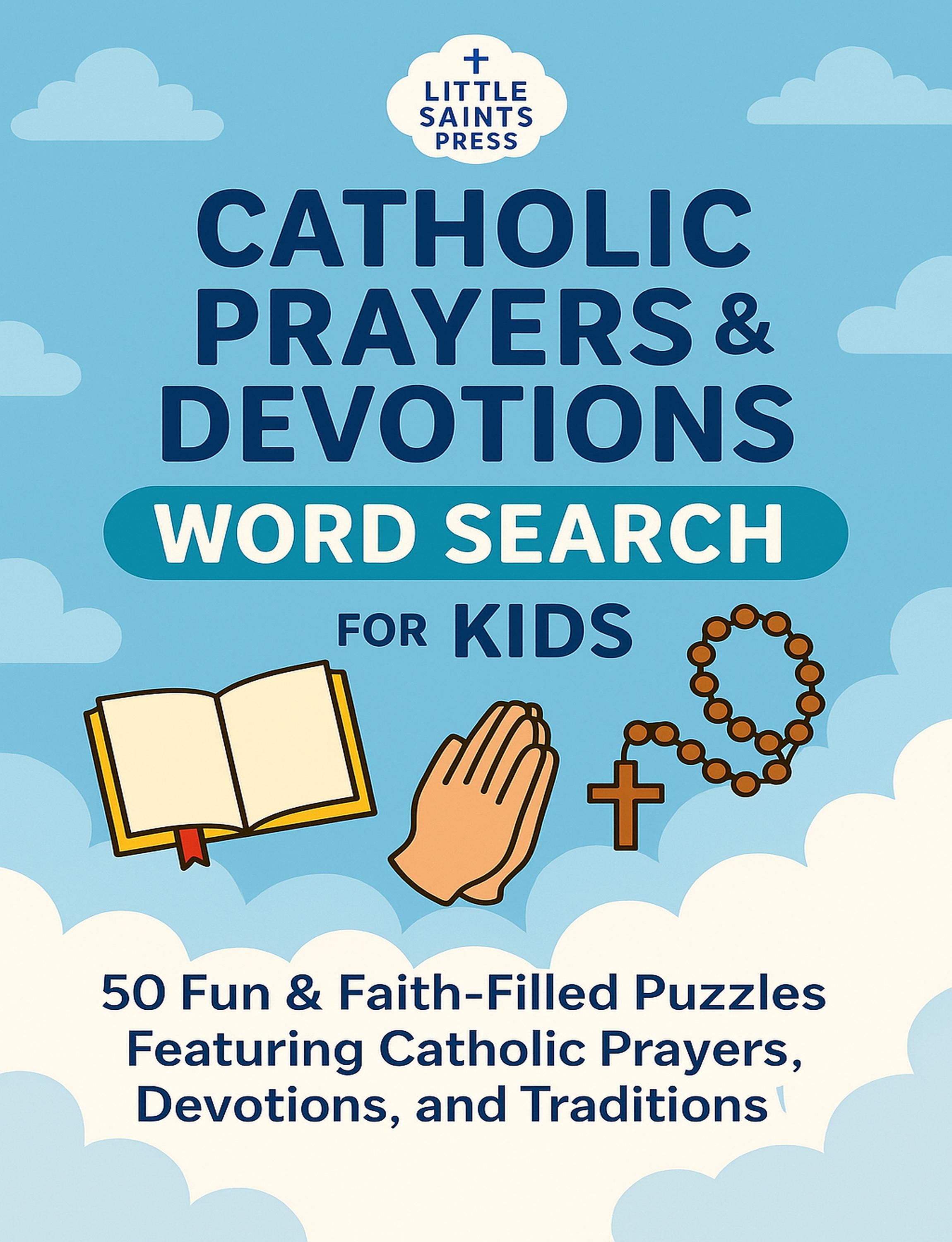 Catholic Prayers Word Search for Kids: 50 Faith Puzzles - Etsy