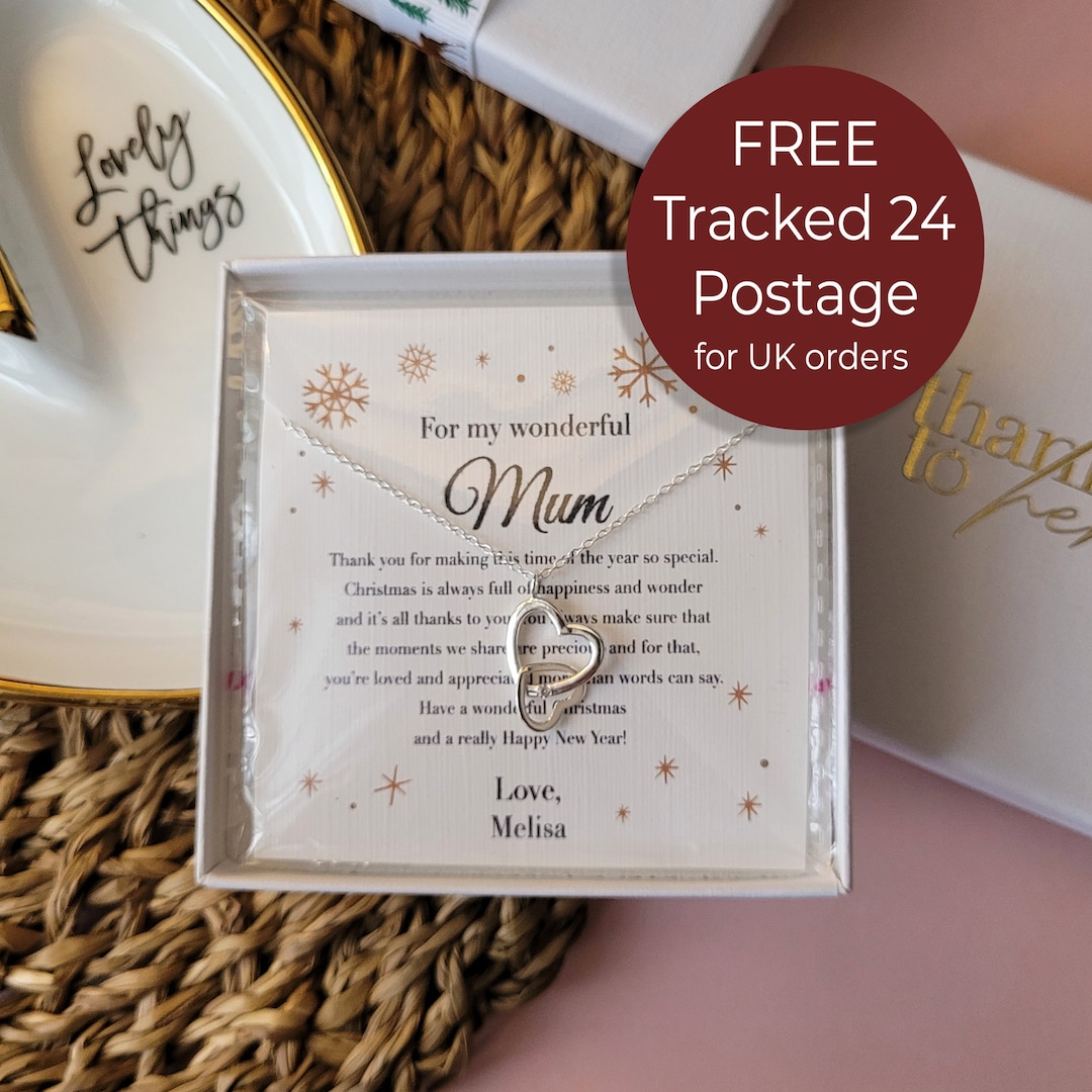 Personalised Christmas Gift for Mum Jewellery Mum's - Etsy Australia