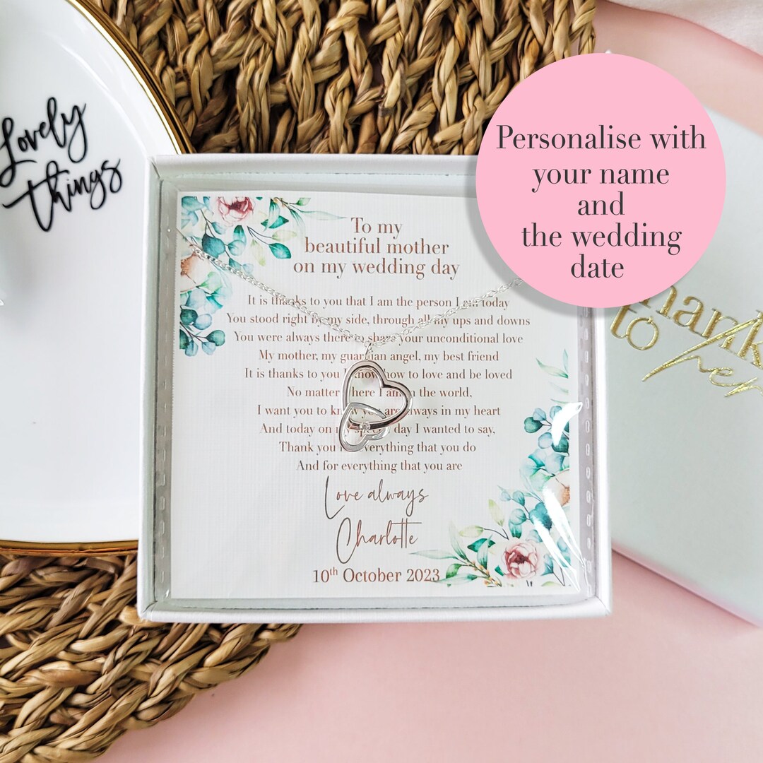 Mother of the Bride Wedding Gift | Mother of the Groom Jewellery Gift ...