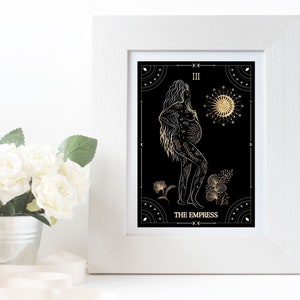 The Empress Tarot | Tarot Art Print | Tarot Card Print | Tarot Art ...