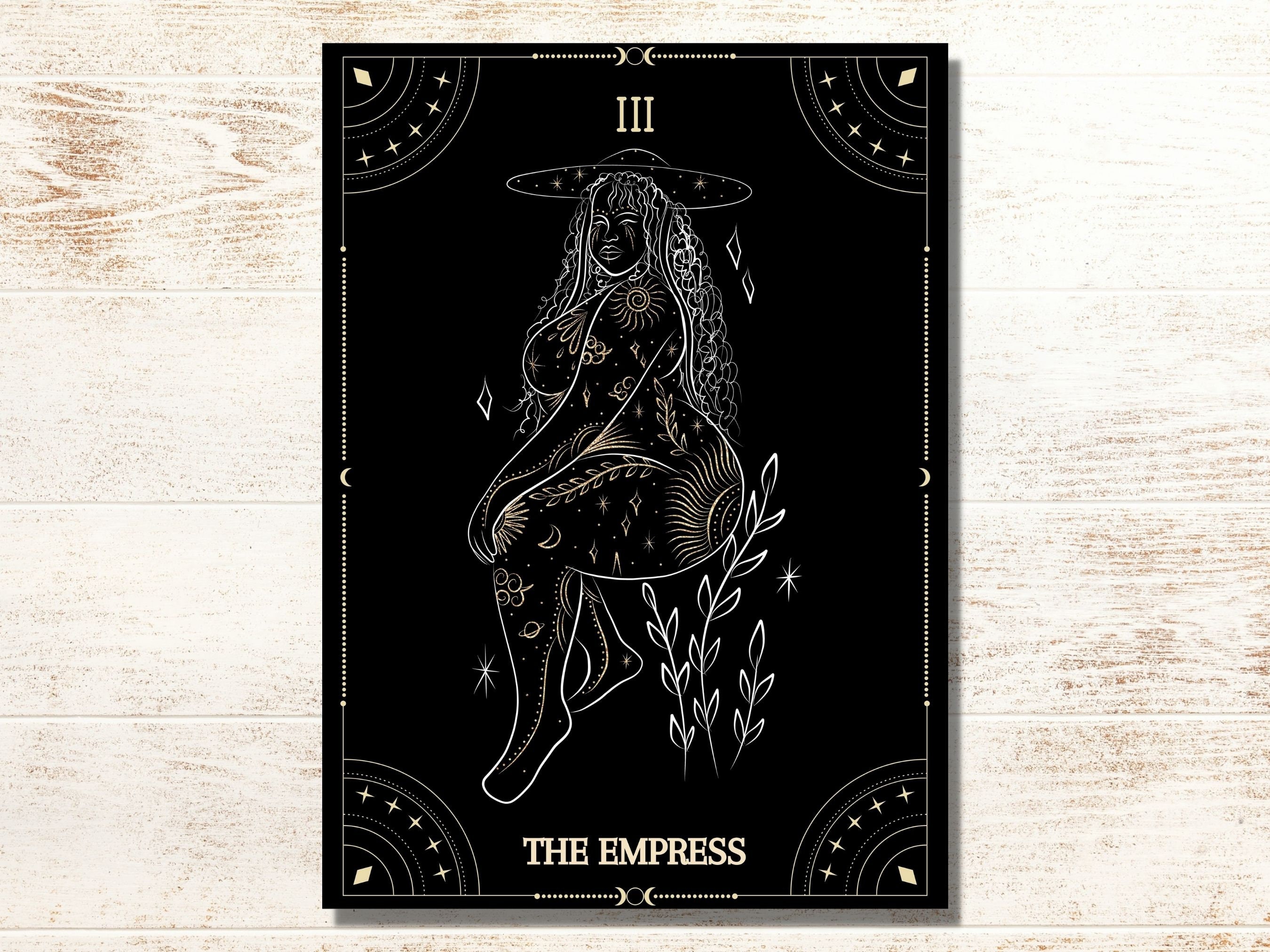 The Empress Tarot 3 | Tarot Art Print | Tarot Card Print | Tarot Art ...