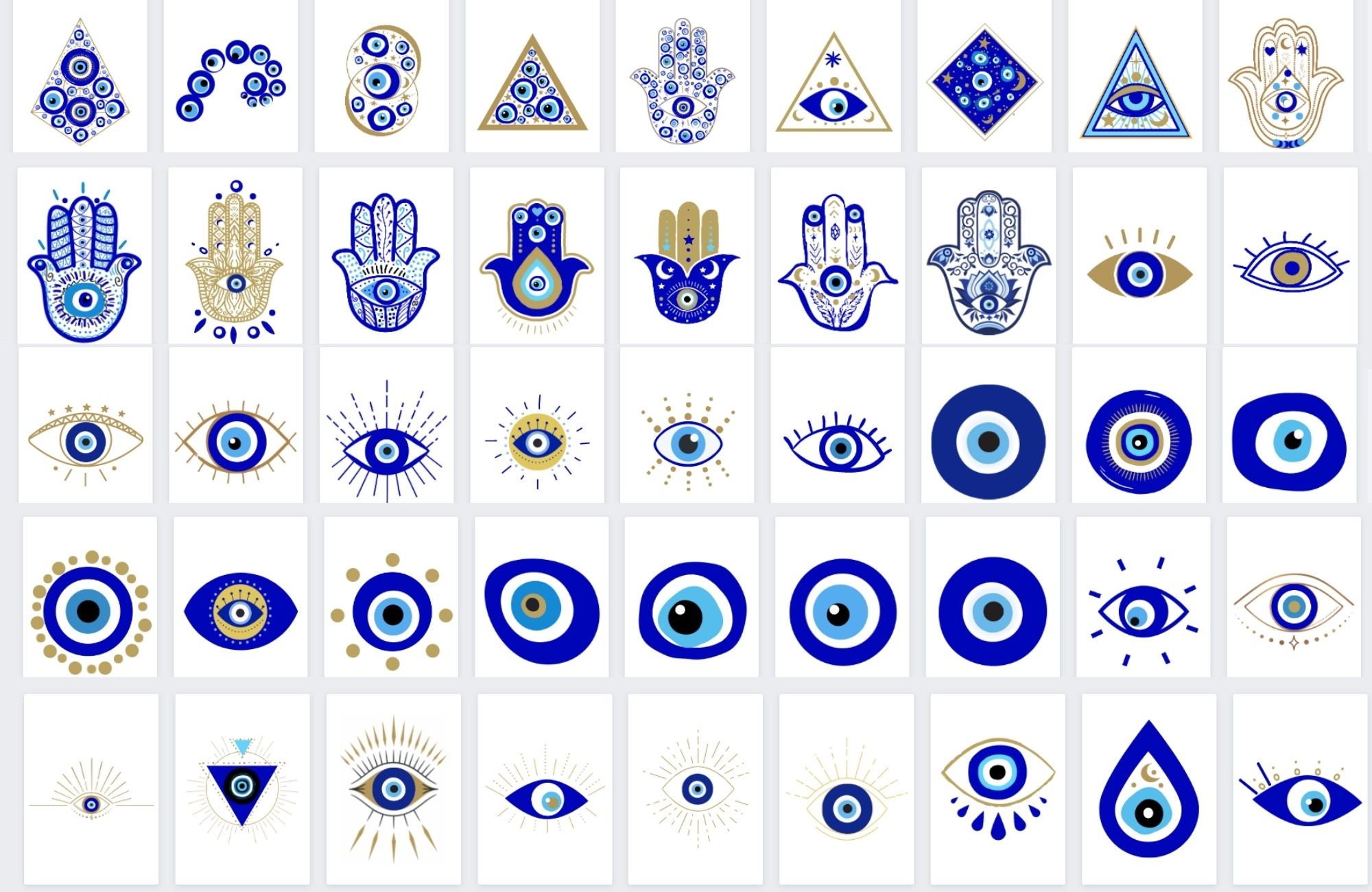 Evil Eye SVG Mega Bundle | Hamsa Hand SVG | Turkish Eye | Evil Eye ...