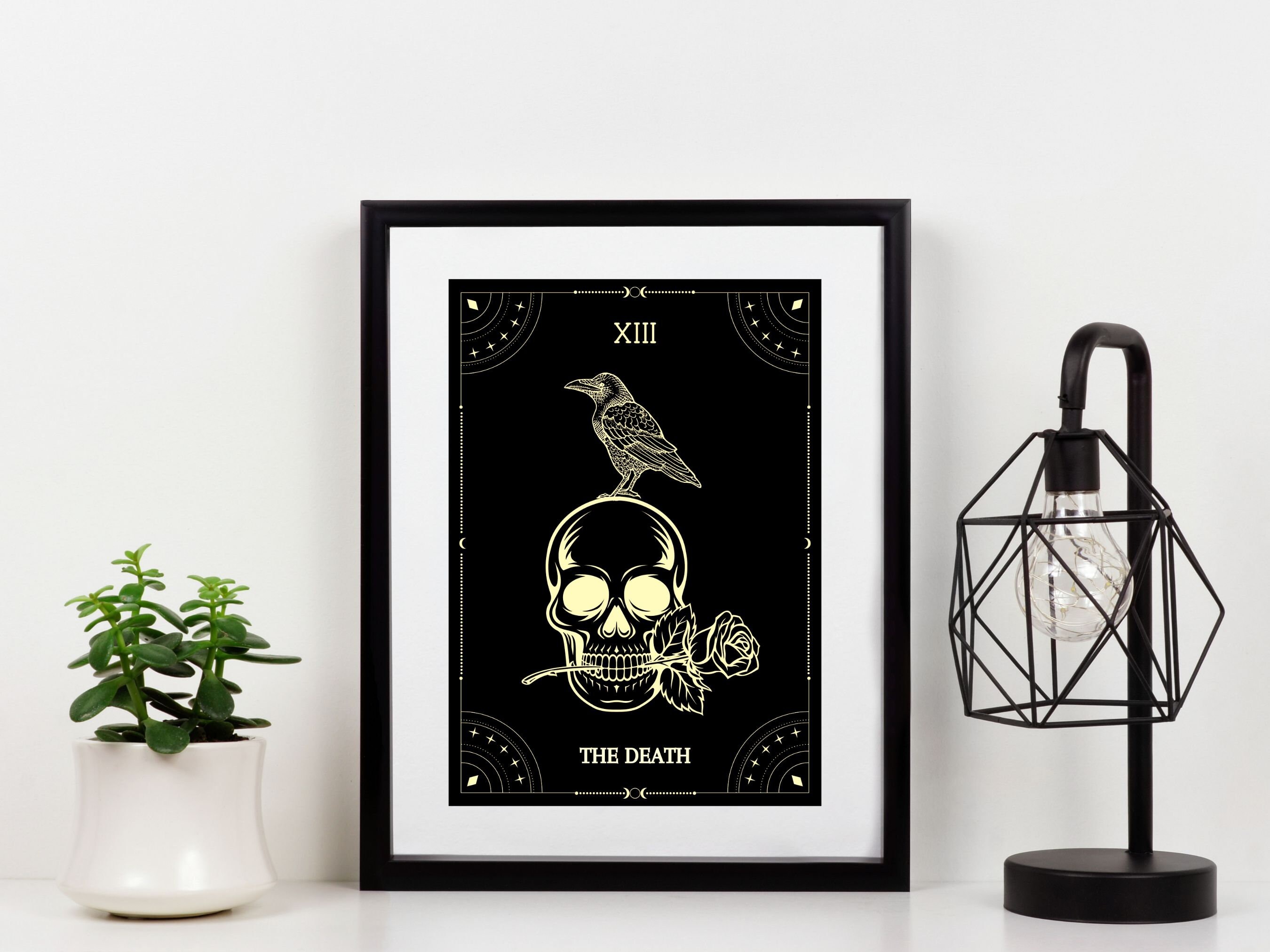 Death Tarot Card Art Print Death Tarot Card Tarot - Etsy