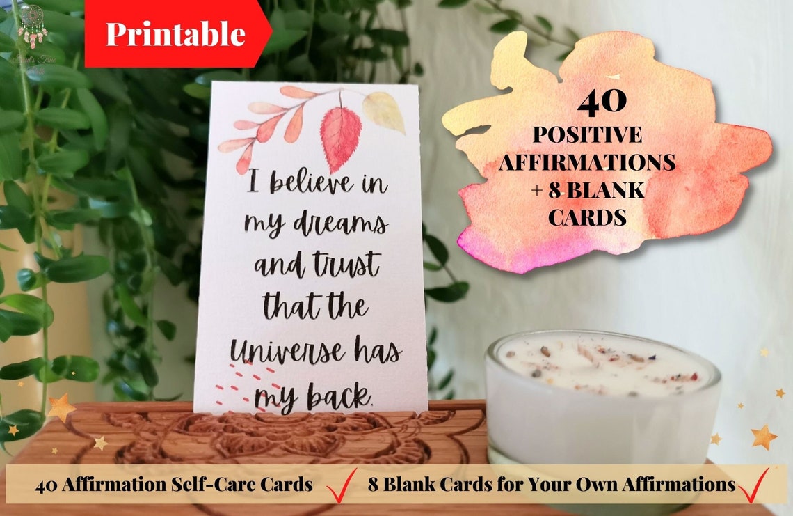 Printable Affirmation Cards Affirmation Cards Printable Affirmation ...