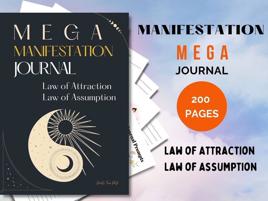 Manifestation Journal Law of Attraction Law of Assumption Manifest ...