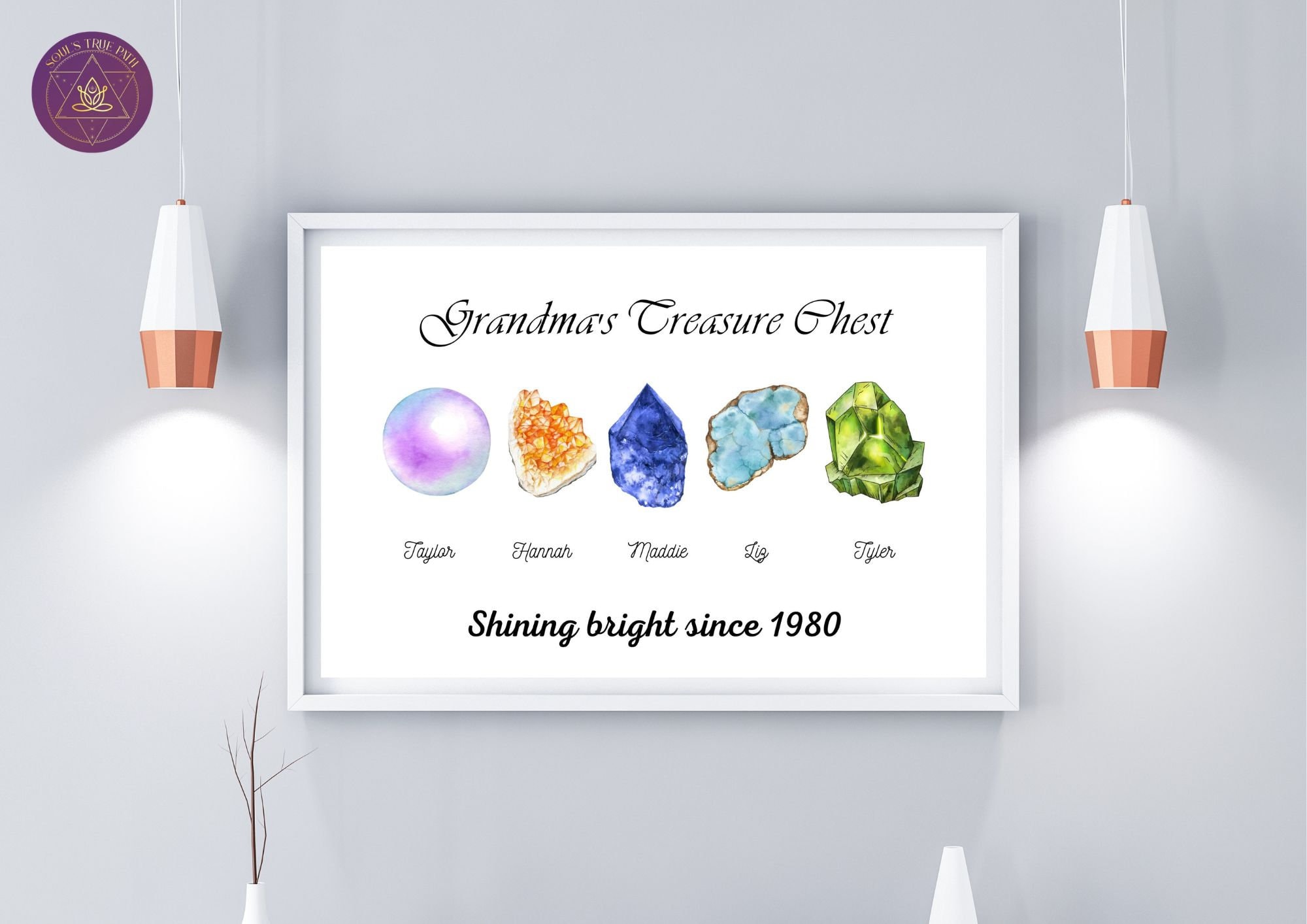 Treasure Chest Family Treasure Chest Personalized Gift for Mom Custom ...