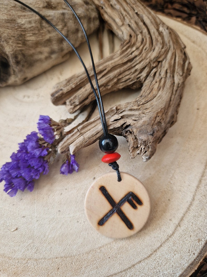 Norse Bindrune Good Luck Pendant/amulet/ Bind Rune - Etsy