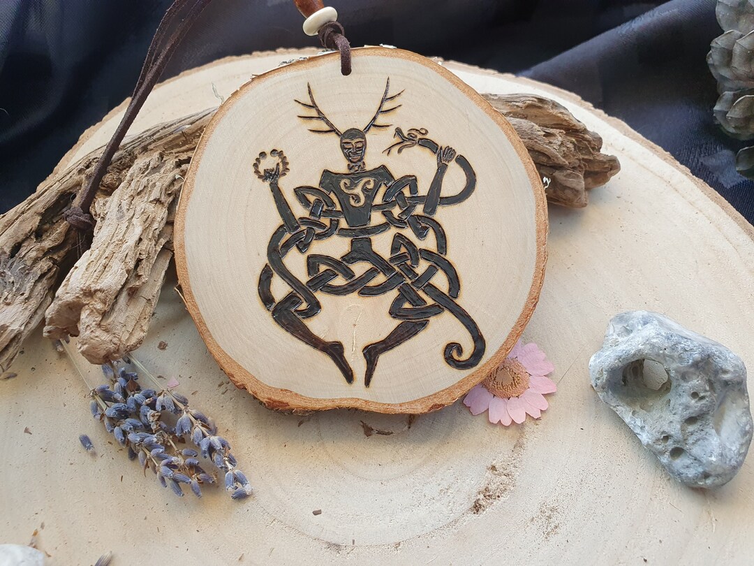 Cernunnos Horned God/celtic God of the Forest/horned One/altar - Etsy