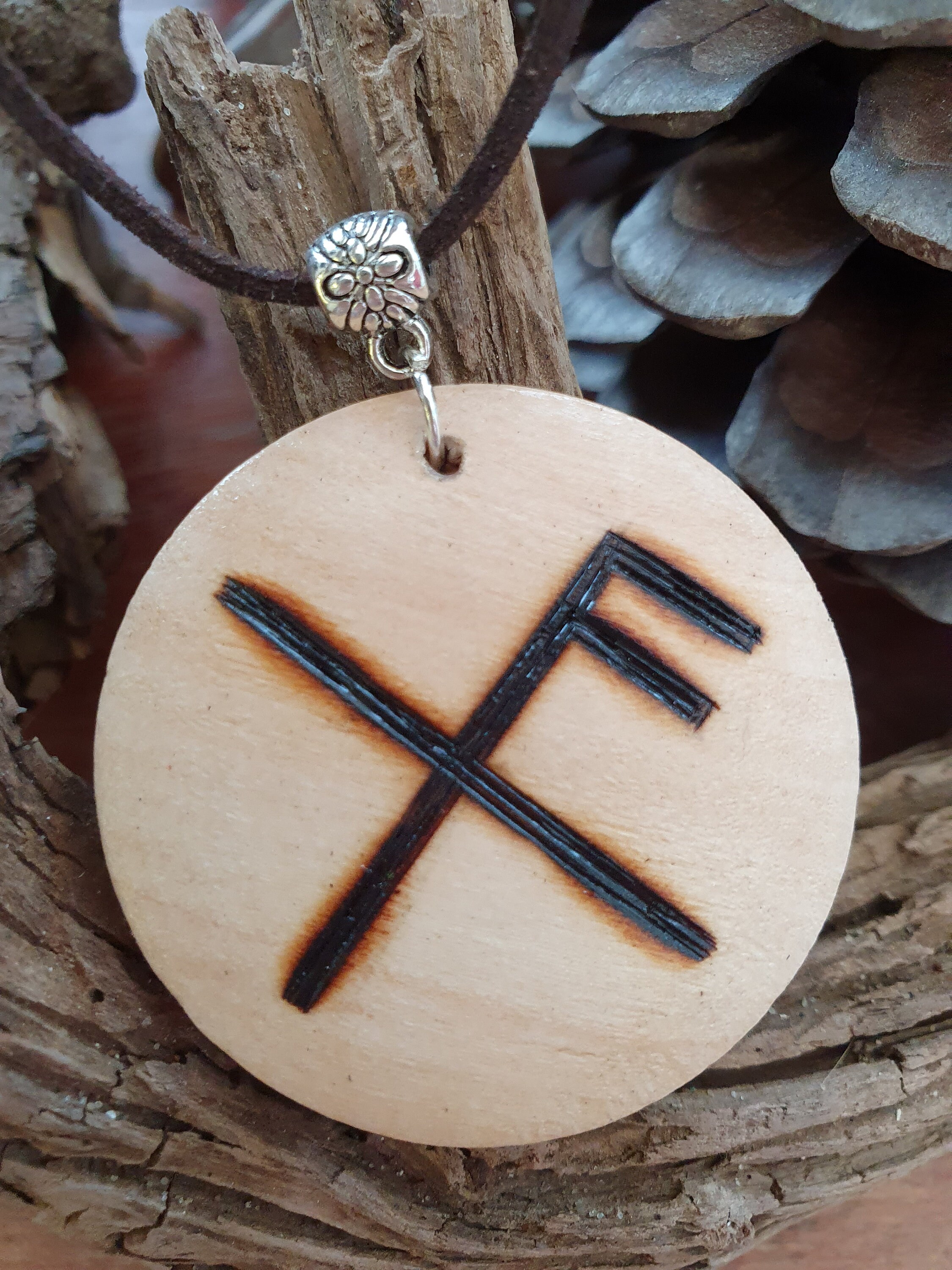 Good Luck Bind Rune Amulet/Gibo Ajua Bindrune | Etsy