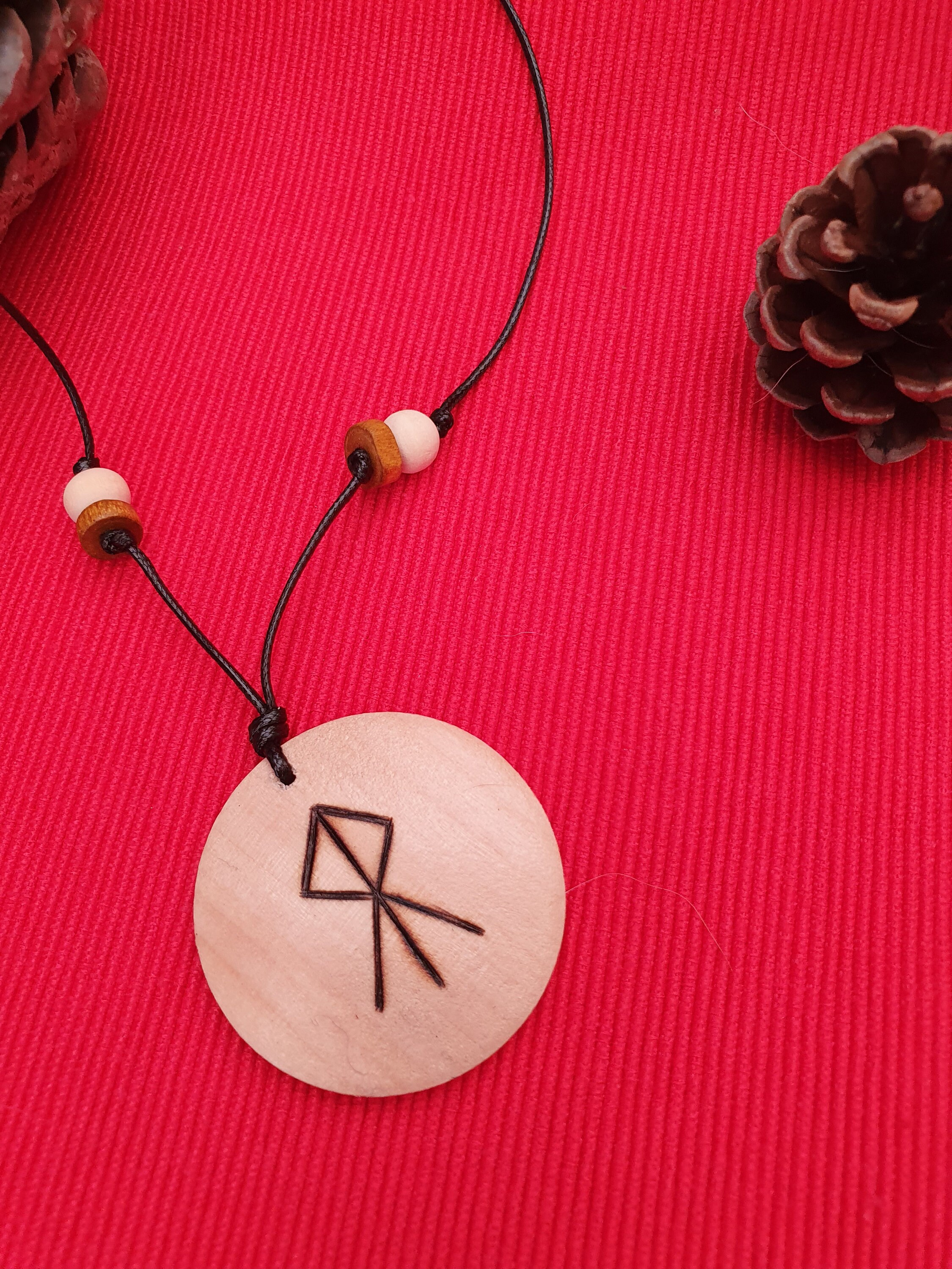 Bind Rune Courage Amulet/Bindrune Pendant/Viking/Norse/Unisex | Etsy