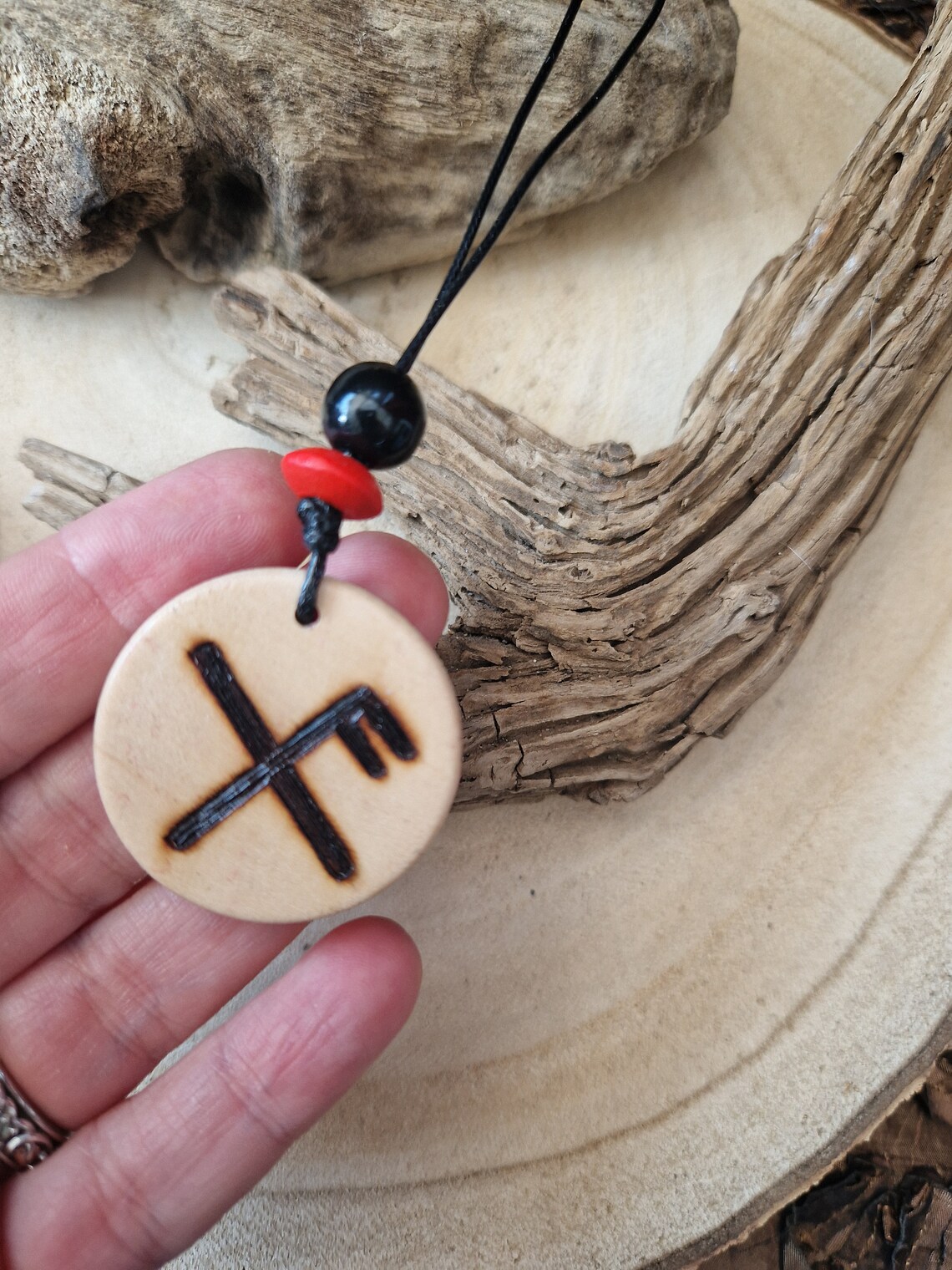 Norse Bindrune Good Luck Pendant/amulet/ Bind Rune - Etsy