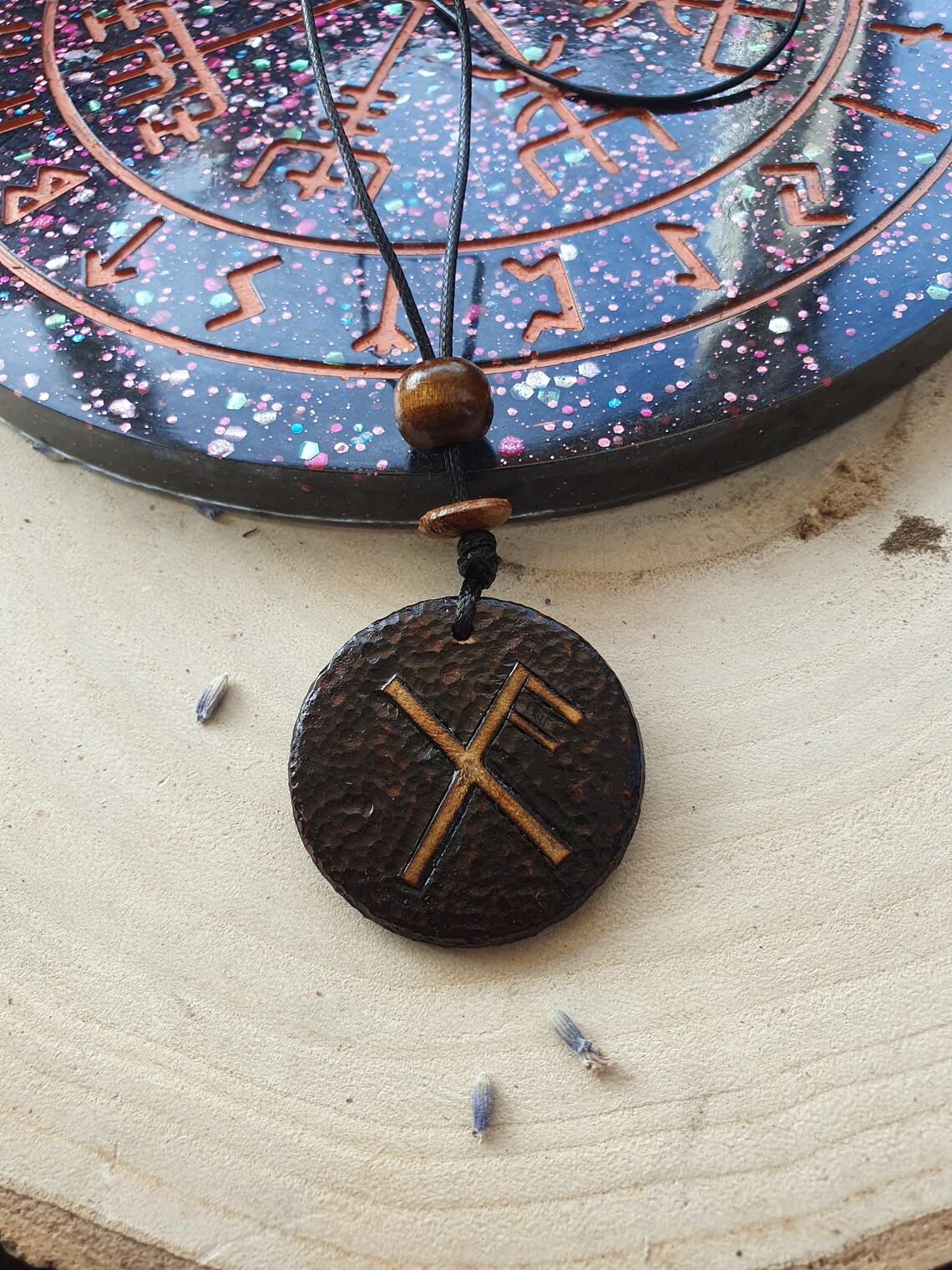 Good Luck Bind Rune Amulet/gibo Ajua Bindrune - Etsy