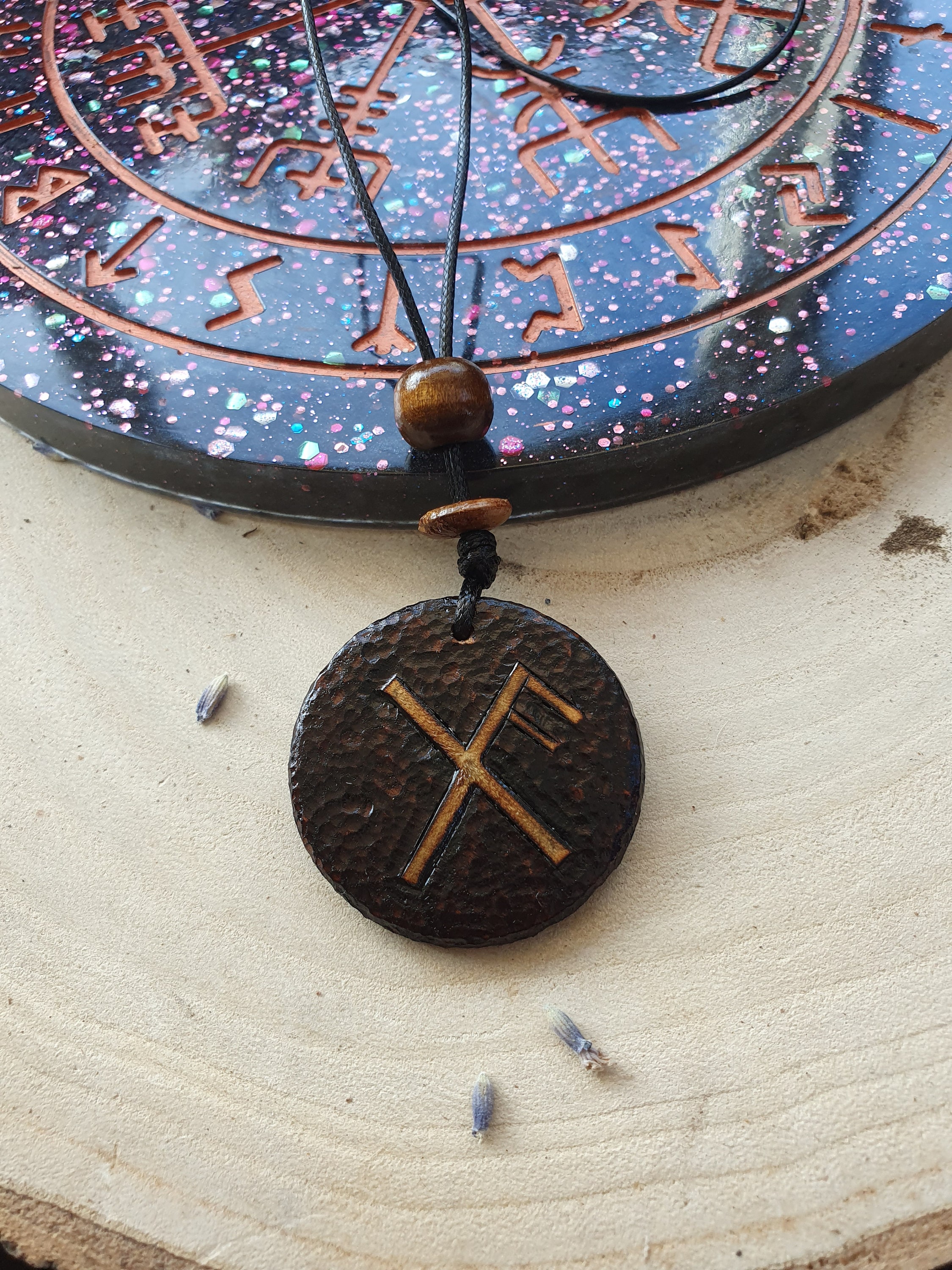 Good Luck Bind Rune Amulet/gibo Ajua Bindrune - Etsy