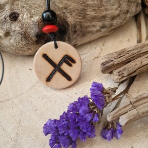 Norse Bindrune Good Luck Pendant/amulet/ Bind Rune - Etsy