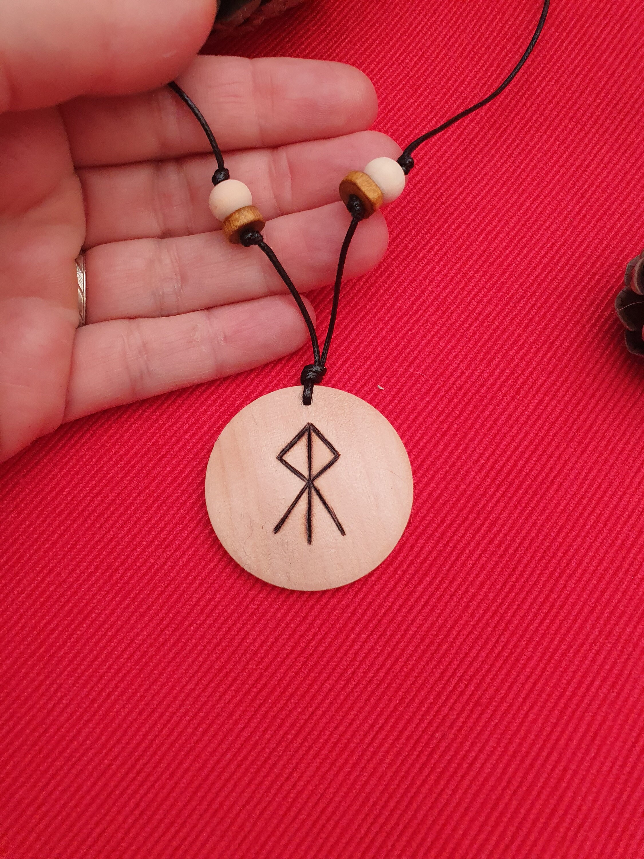 Bind Rune Courage Amulet/Bindrune Pendant/Viking/Norse/Unisex | Etsy