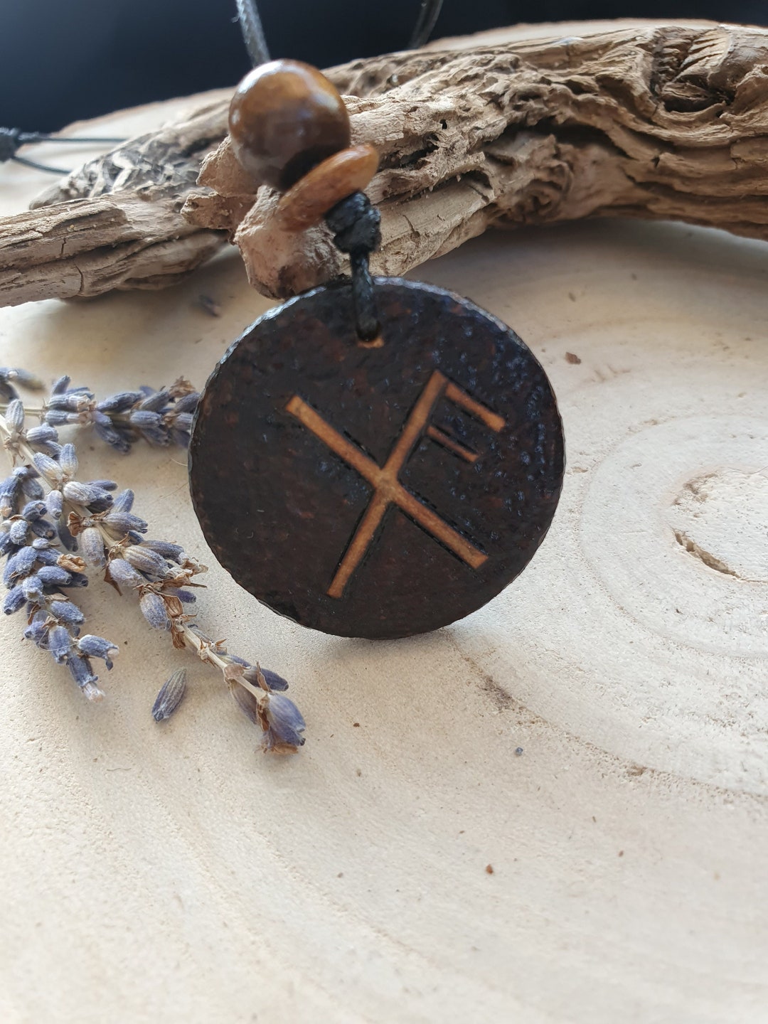 Good Luck Bind Rune Amulet/gibo Ajua Bindrune Pendant/viking/norse ...