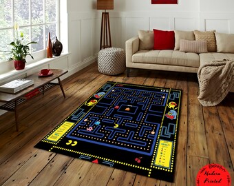 80s Retro Game Rug - Etsy