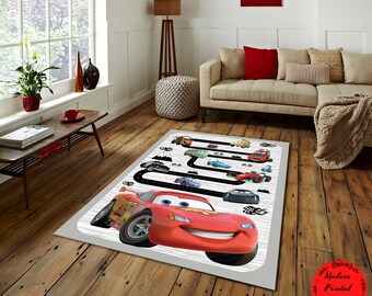 Lightning Mcqueen Rug - Etsy