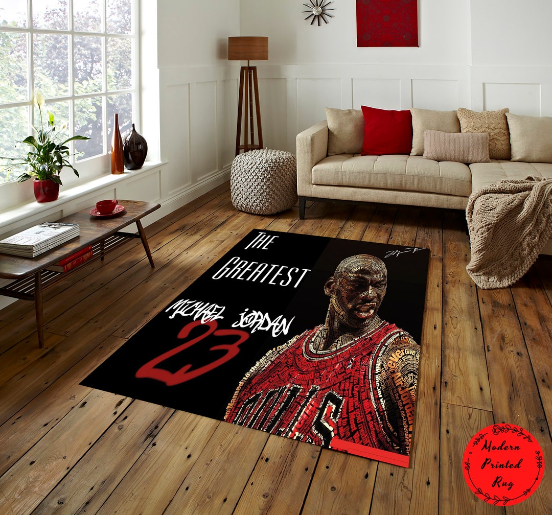 Michael Jordan Rug Air Jordan Rug basketball Carpet Custom - Etsy