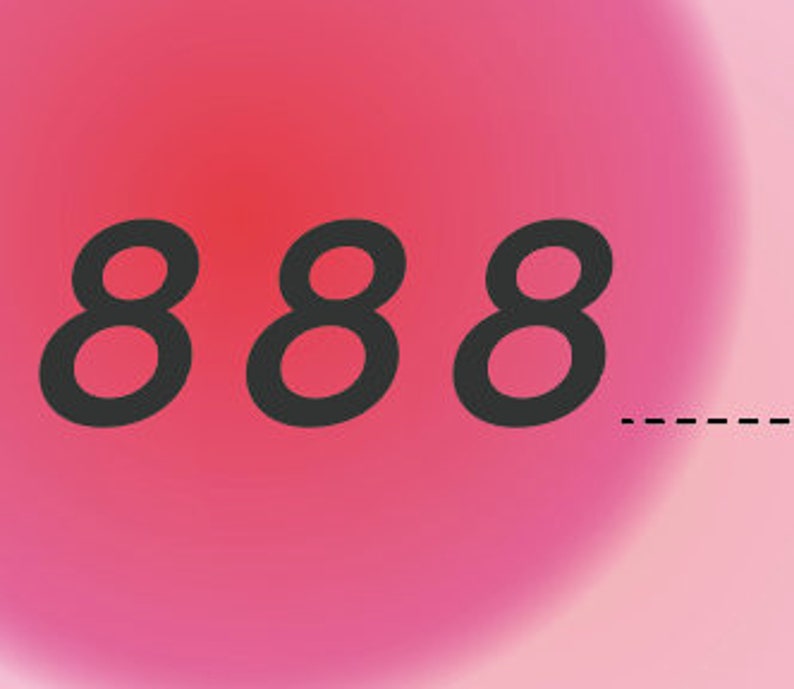 Printable Angel Number 2 Part Poster-888 - Etsy