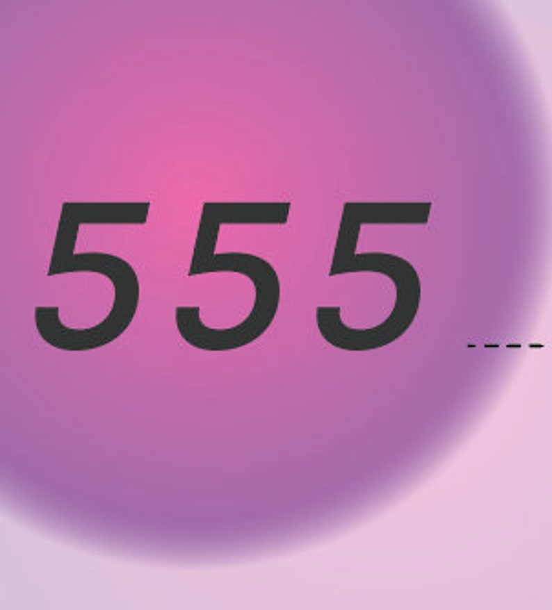 Printable Angel Number 2 Part Poster-555 - Etsy