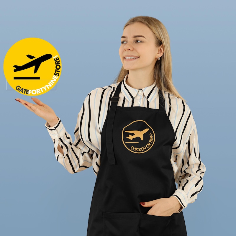 Apron With Planes On - Etsy UK