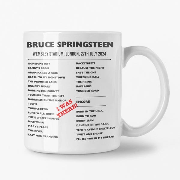 Bruce Springsteen - Etsy UK