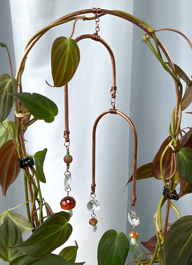 Mushroom Arch Mobile Suncatcher Trellis, Arch Trellis, Trellis for ...