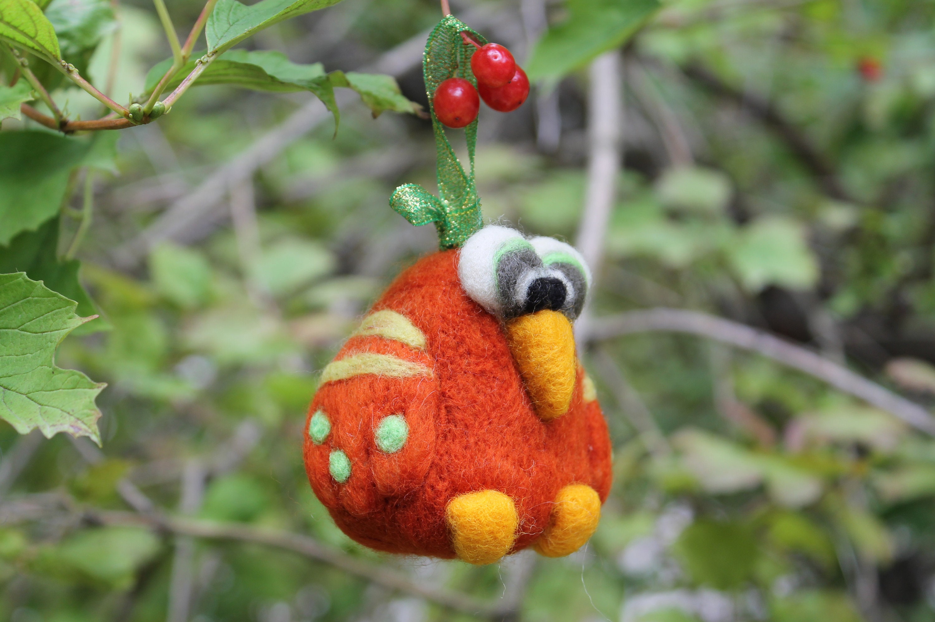 Personalized Needle Felted Wool Bird Gift Crow Cute Home Decoration ...
