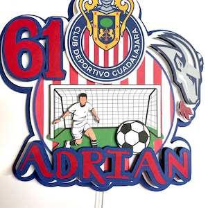 Chivas, Chivas Topper, Chivas Cake Topper, 3D Cake Topper, Chivas 3D ...