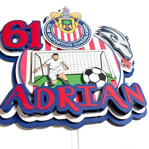 Chivas, Chivas Topper, Chivas Cake Topper, 3D Cake Topper, Chivas 3D ...
