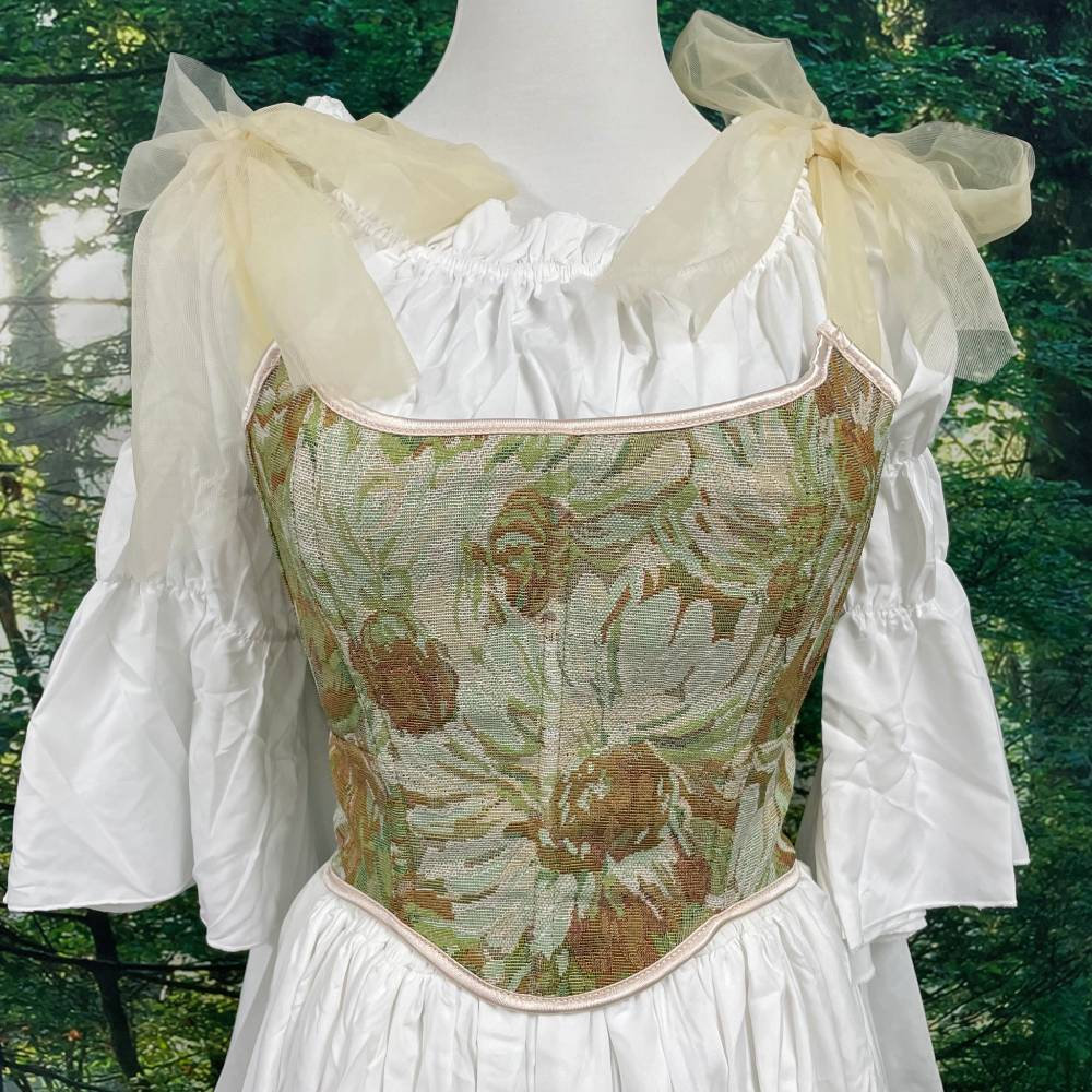 Fairy Daisy Corset Top Renaissance Lace up Medieval Corset - Etsy