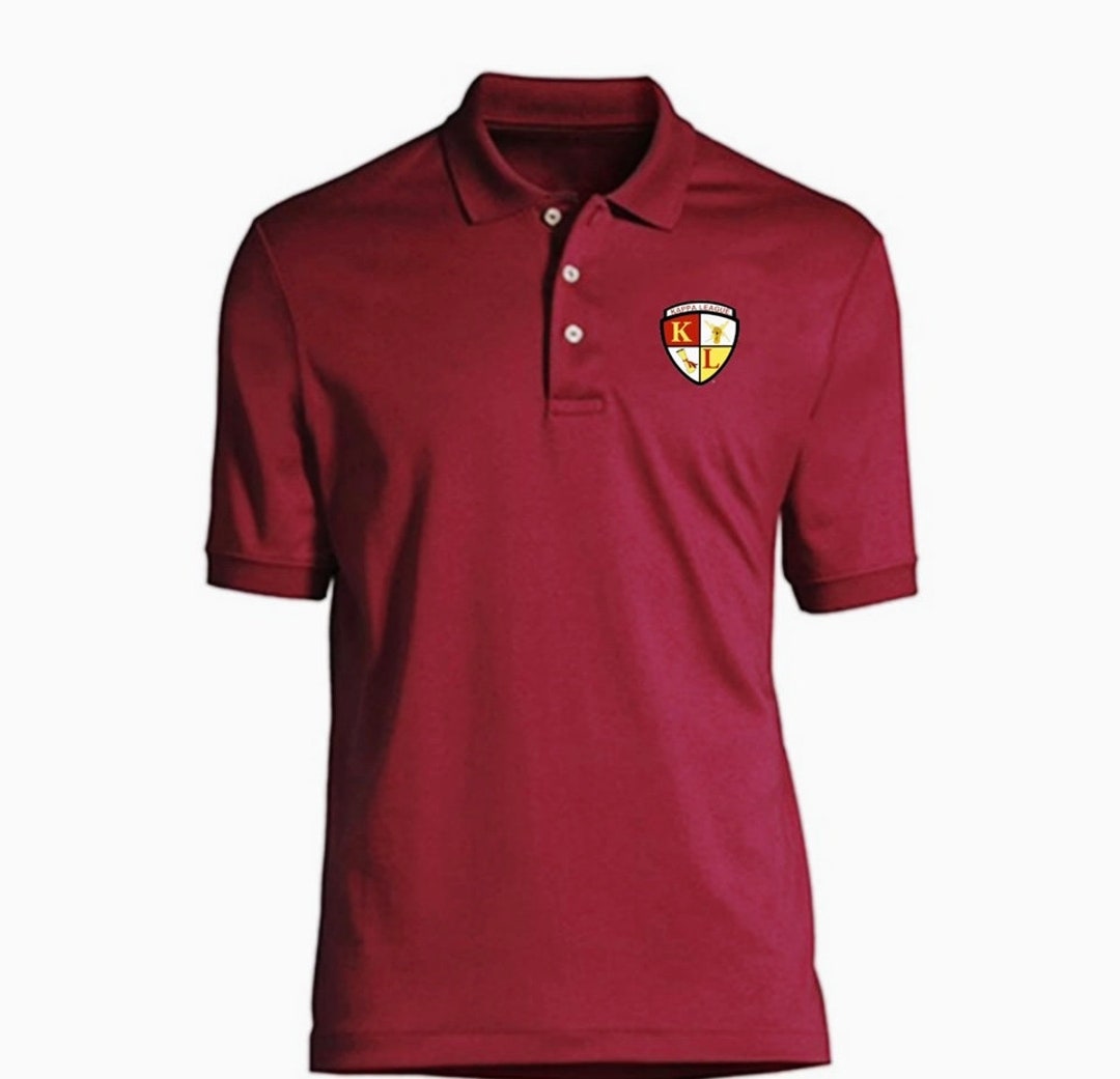Crimson Kappa League Polo Shirt - Etsy