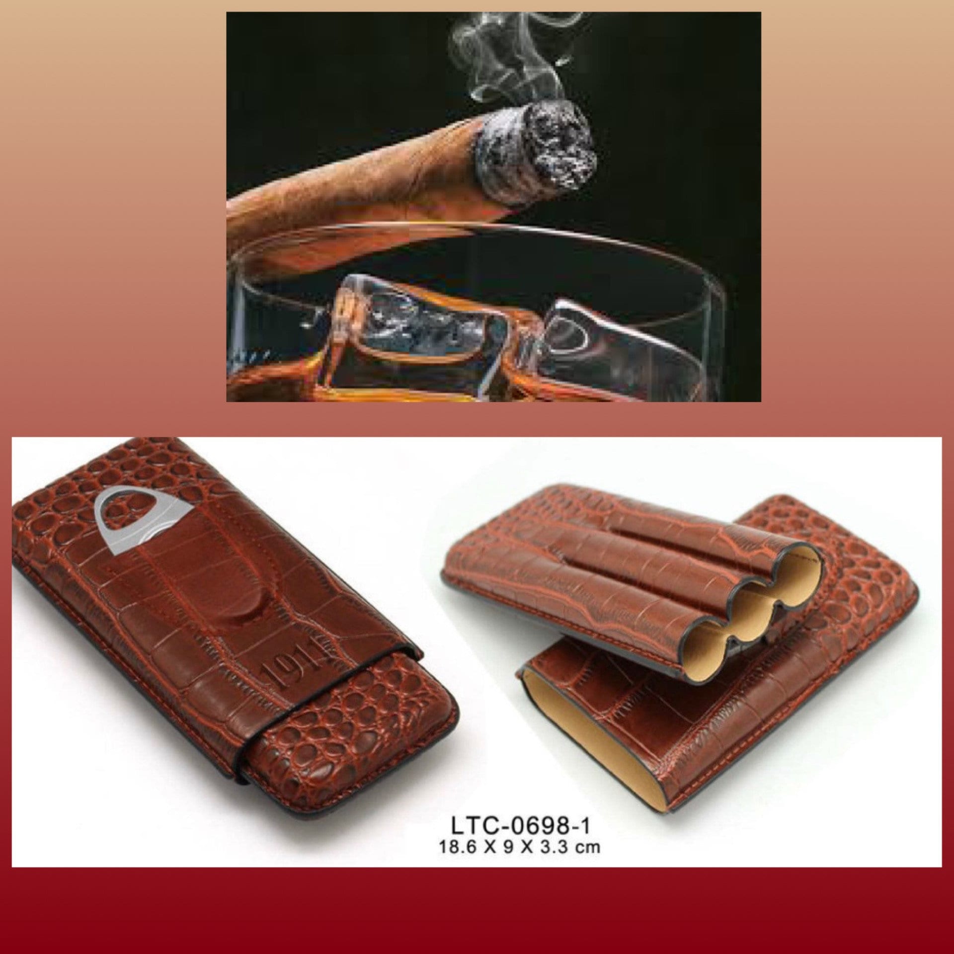 Kappa Alpha Psi Cigar 1911 Case (BROWN) - Etsy