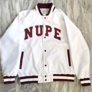 Kappa Alpha Psi White and Crimson NUPE Jacket - Etsy