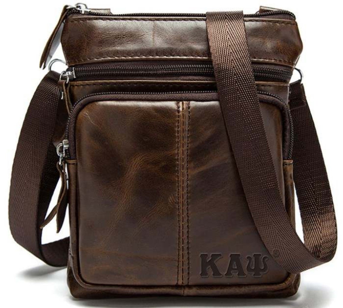 Kappa Alpha Psi Leather Crossbody Bag - Etsy