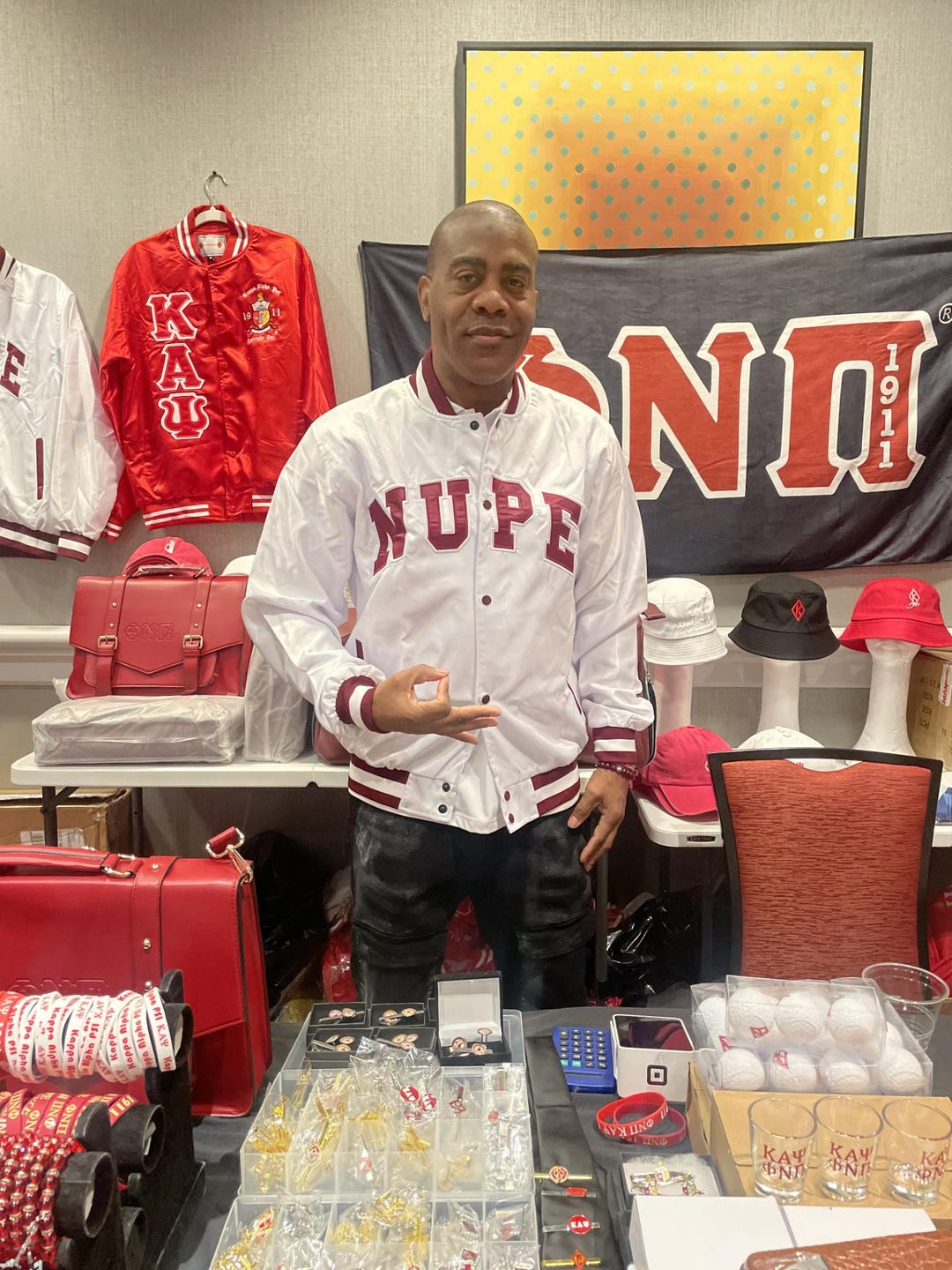 Kappa Alpha Psi White and Crimson NUPE Jacket - Etsy