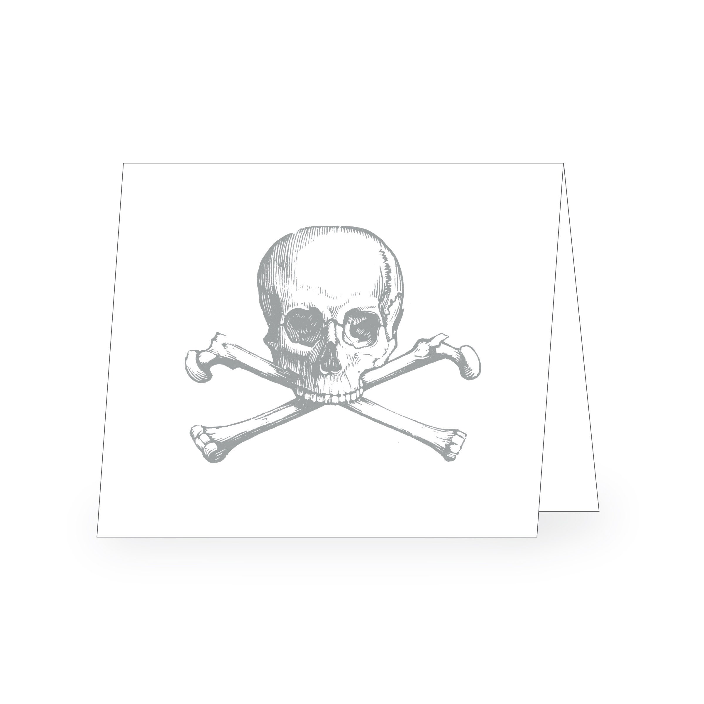 25 Skull-and-crossbones Notecards - Etsy