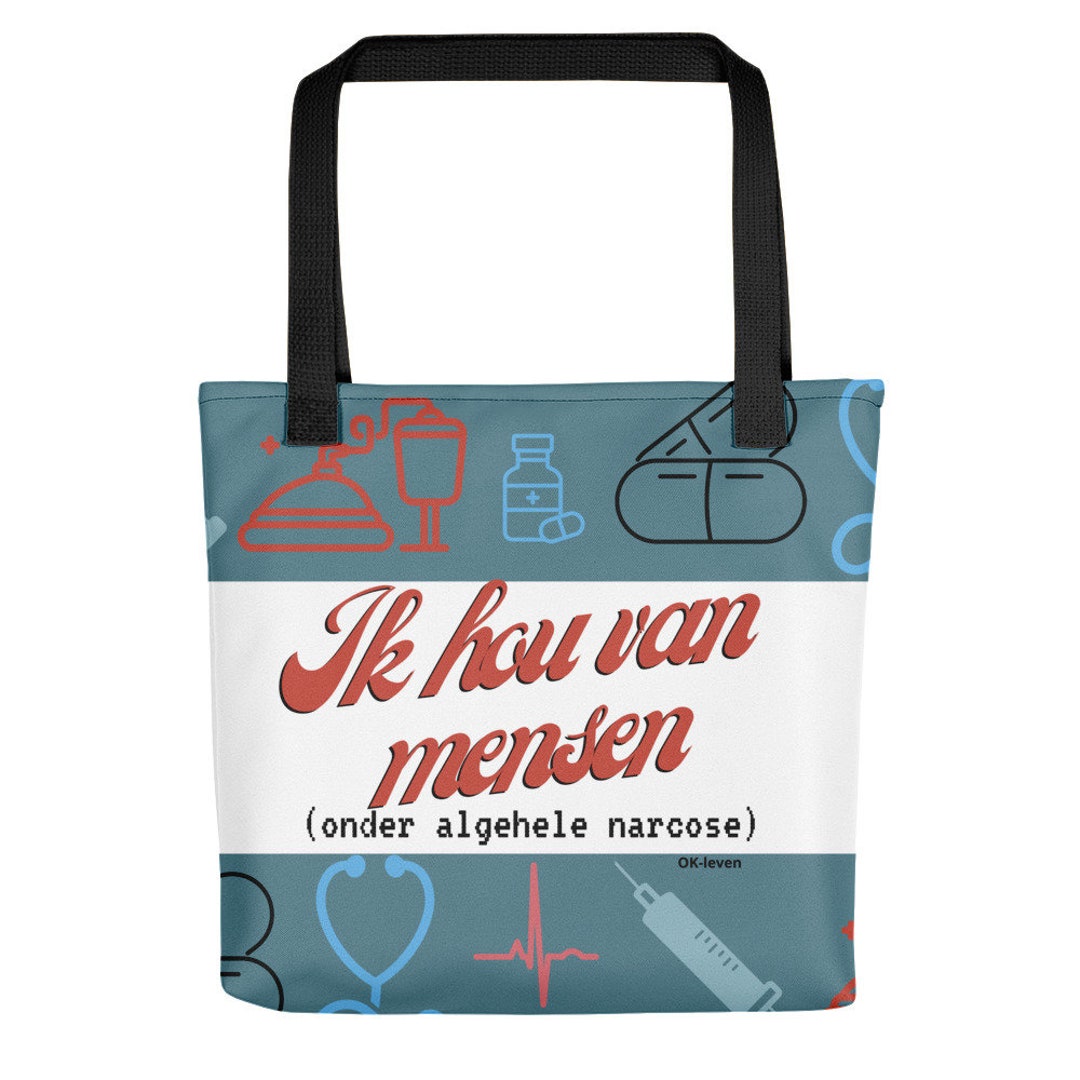 I Love People Under General Anesthesia - Playful and Fun Fabric Bag - Etsy