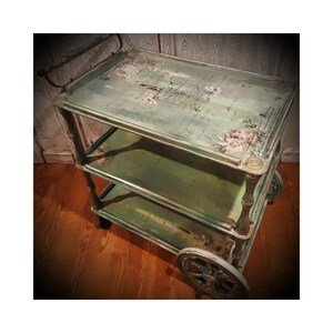 Sold, Sold, Example of My Work Only, Vintage Tea Cart, Hand Painted Tea ...