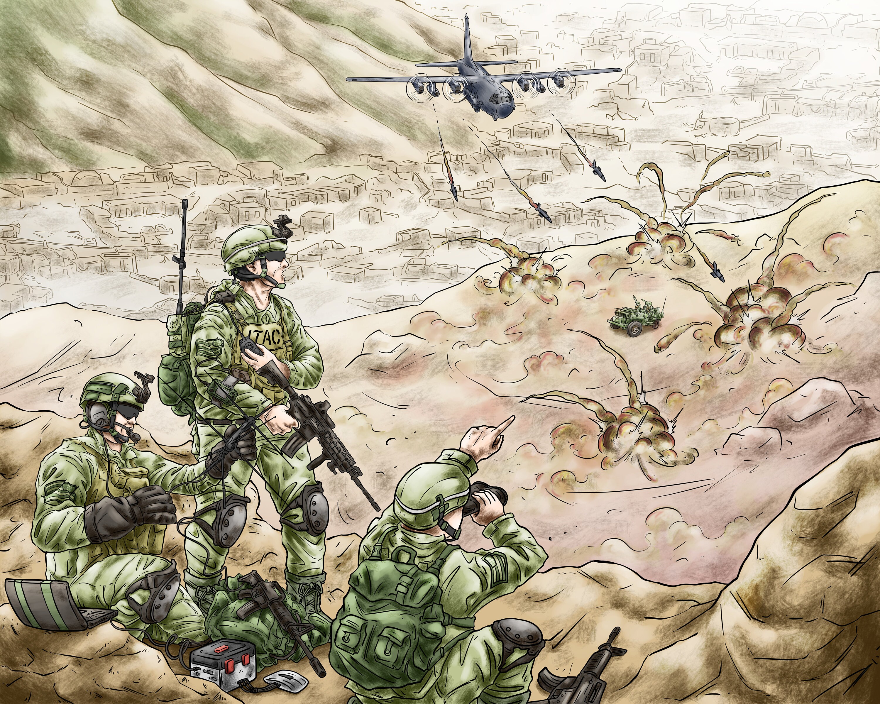 Military Themed Digital Prints 20x16" - Etsy