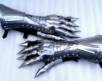 Medieval Armor Gauntlets - Etsy
