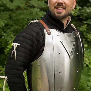 Medieval LARP Steel Knight Churburg Cuirass Armor for SCA and Larp ...