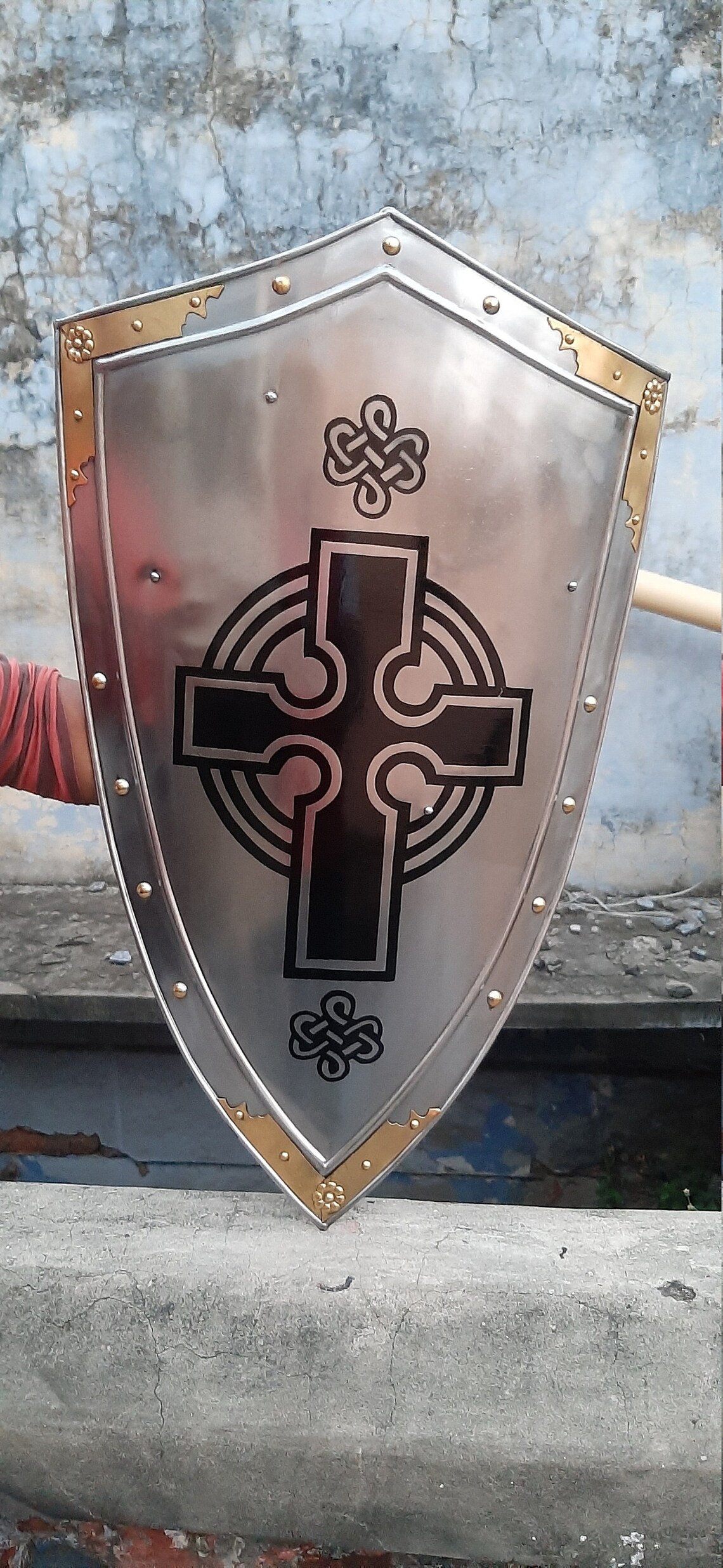 Beautiful Holly Cross Steel Shield Medieval Battle Armor - Etsy