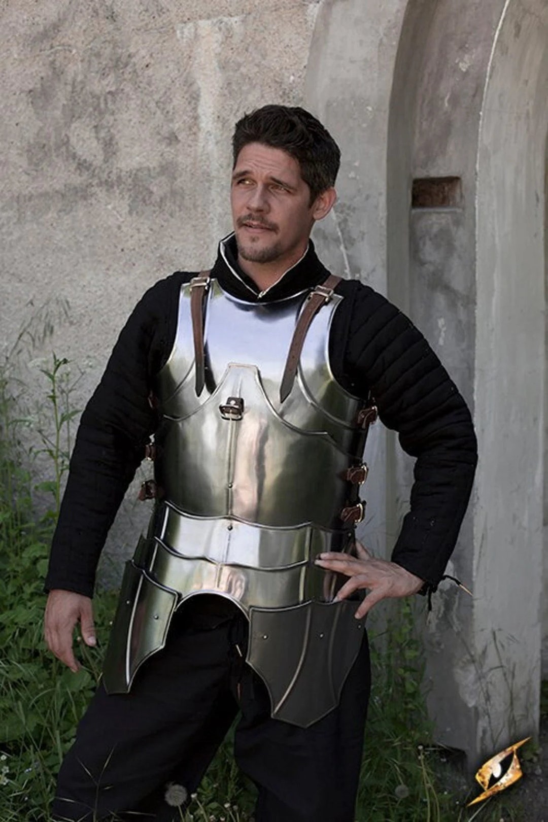 Medieval Gothic Breastplate Armor Jacket Larp Halloween Costume Replica ...