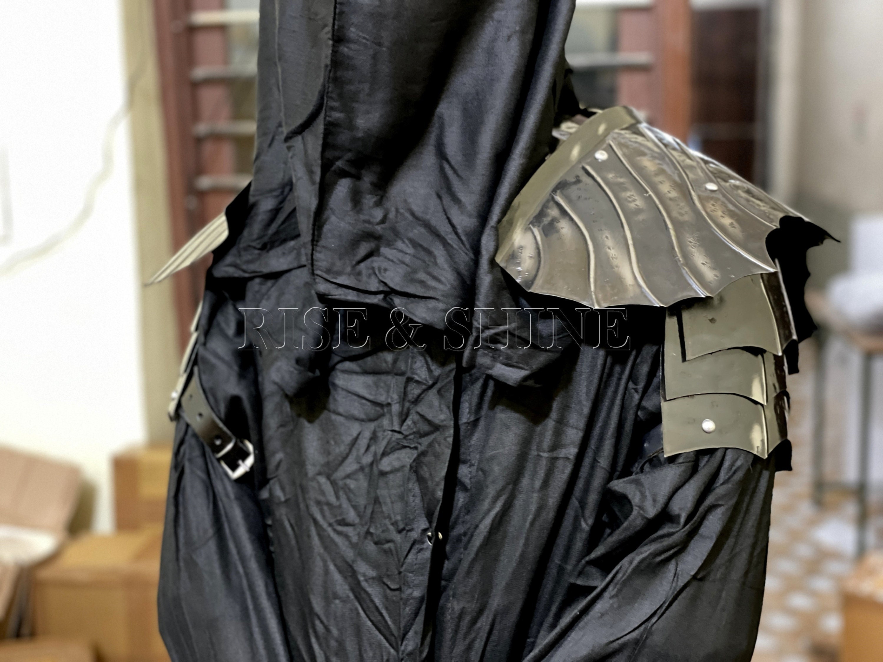 Black Nazgul Pauldrons/ring Wraith Shoulder/witch King Costume ...