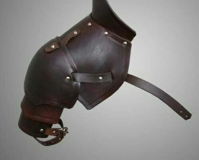 Medieval Leather Shoulder Armour Gladiator Pauldron Battle Roman ...
