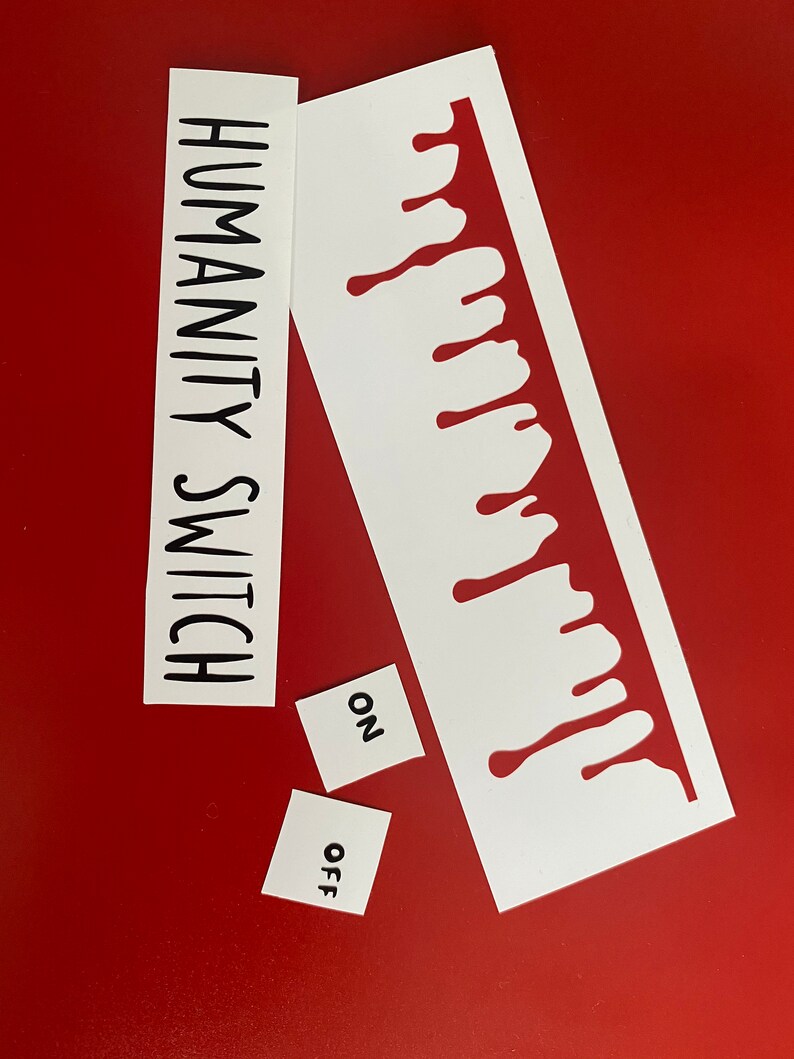 Vampire Diaries Humanity Switch Light Switch Sticker Non - Etsy