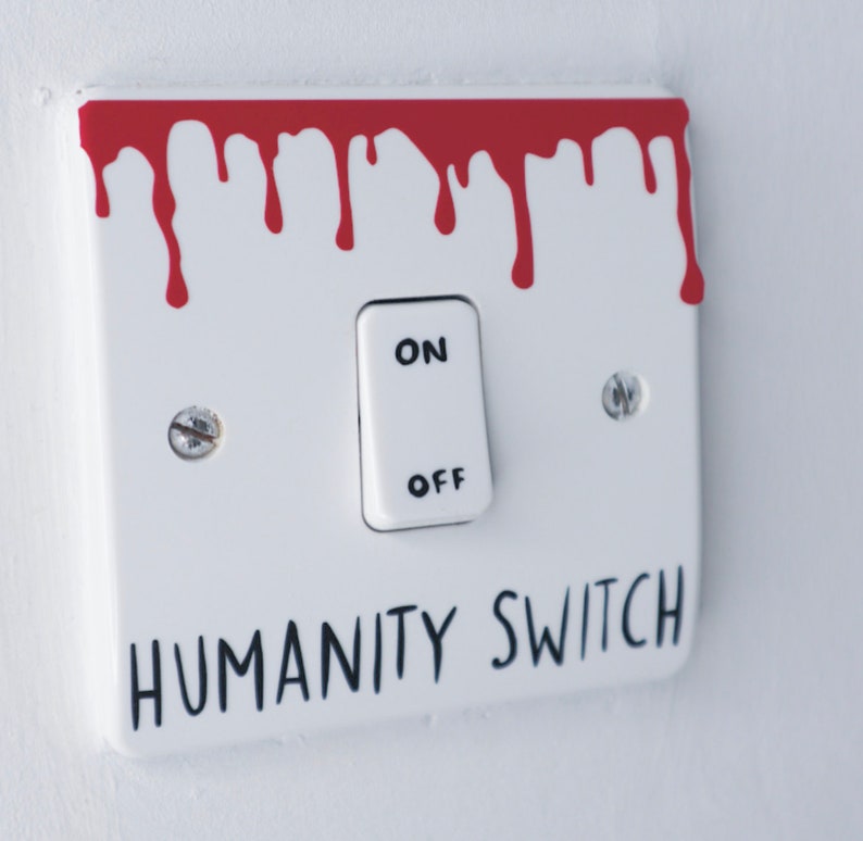 Vampire Diaries Humanity Switch Light Switch Sticker Non - Etsy