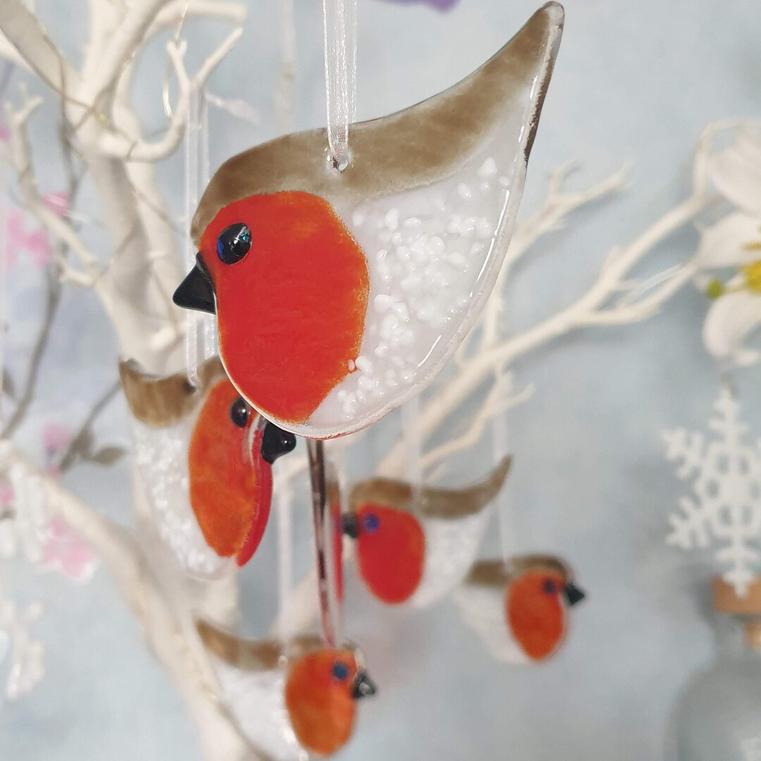 Robin Red Breast Christmas Tree Decoration - Etsy UK
